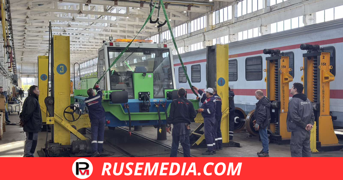 Общо 7 акумулаторни локомотива достави "Експрес Сервиз" на БДЖ - Русе ...